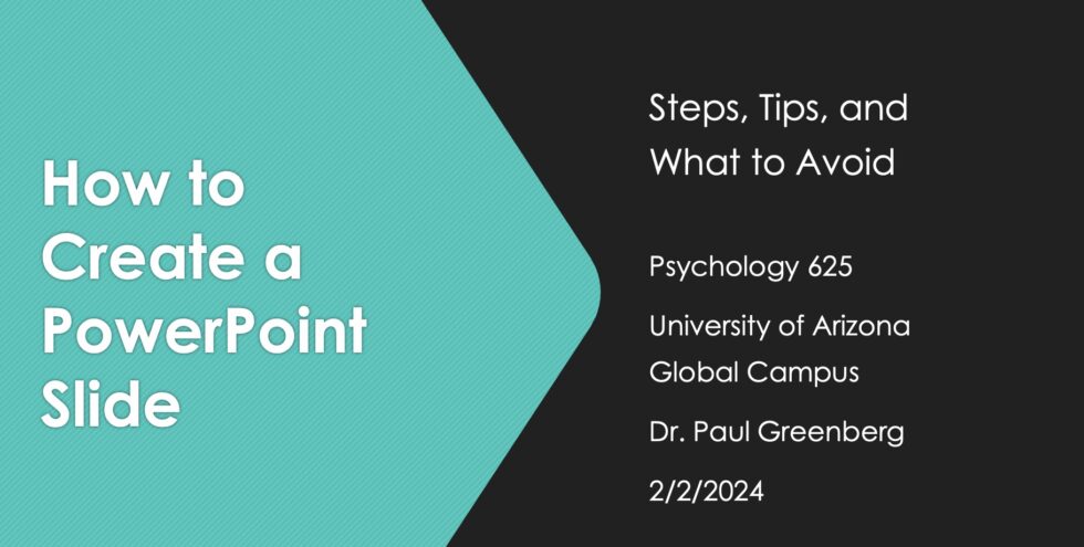 Creating PowerPoint Slides Tutorial – Download File | Greenberg ...